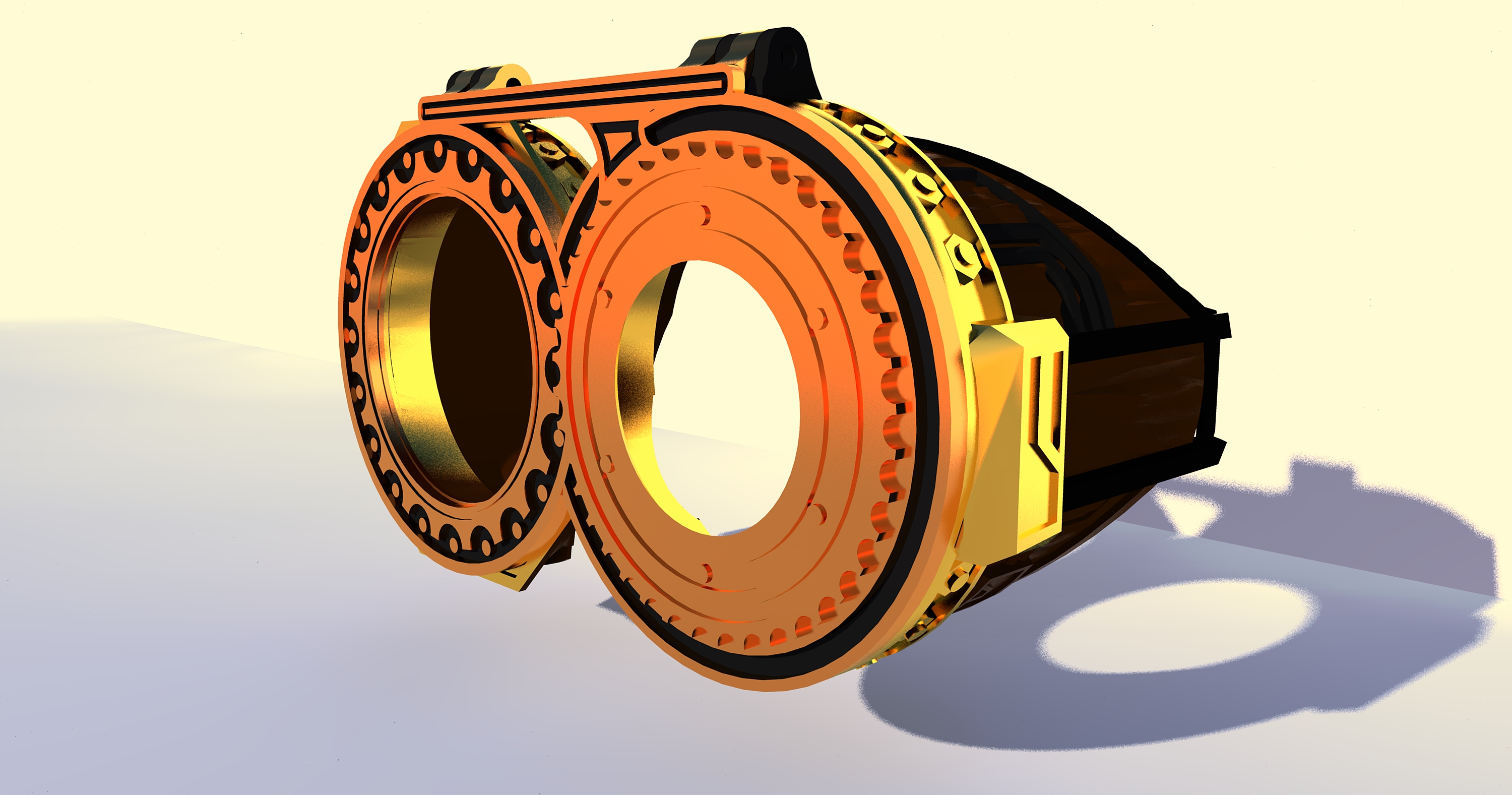 STL file Steampunk GOGGLES - 3D Printing STL - Cosplay - Halloween 3D ...