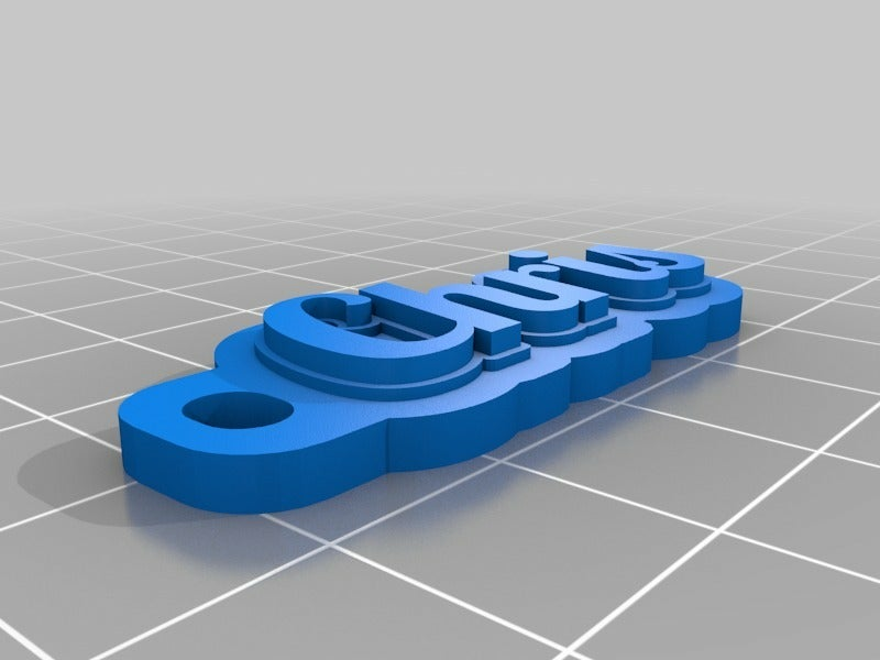Free STL file Chris Keychain・3D printing idea to download・Cults