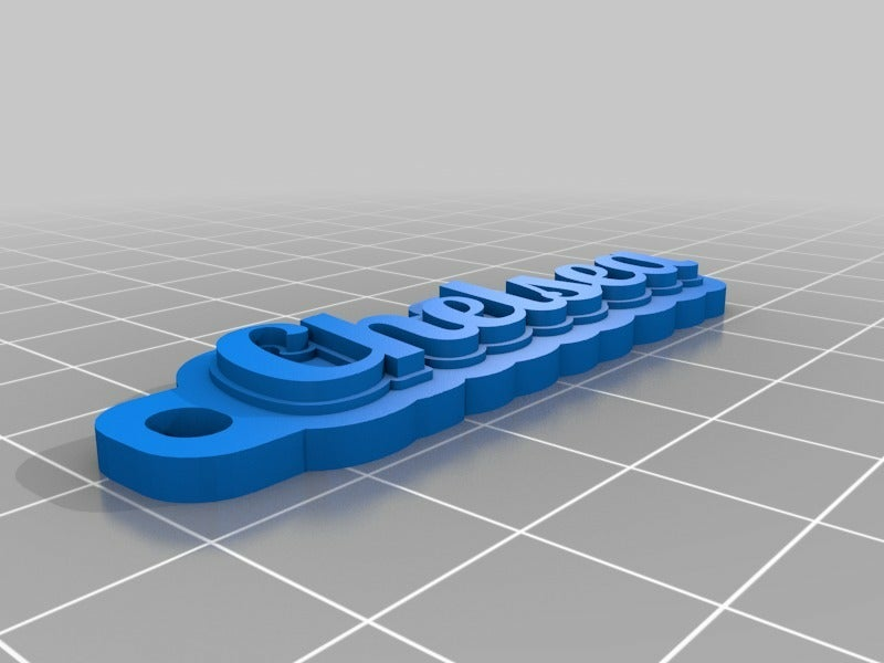 Free STL file Chelsea Keychain・3D printer design to download・Cults