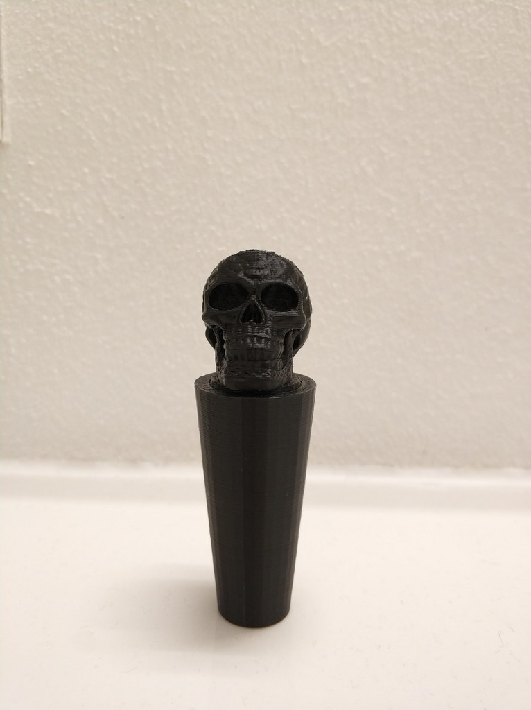 Free 3D file Skull Beer Tap Handle・3D print design to download・Cults