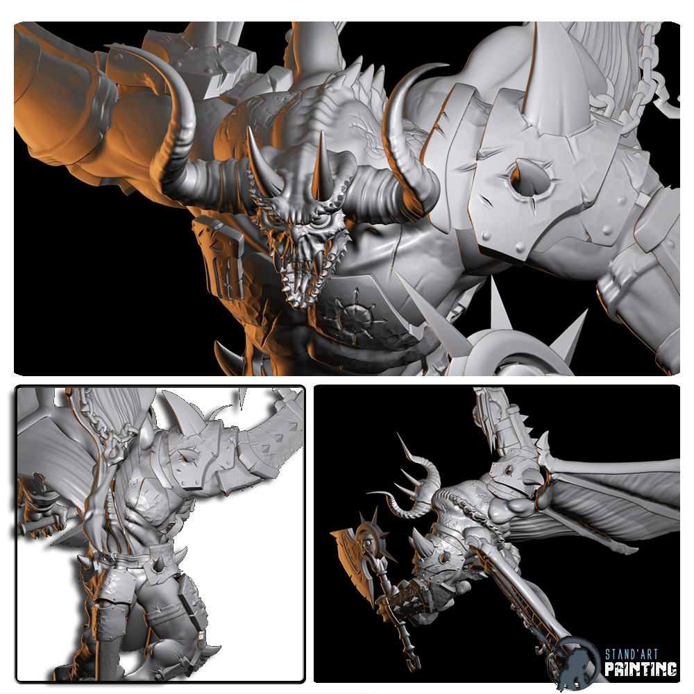 STL file Doombringer 🎲・3D printing template to download・Cults