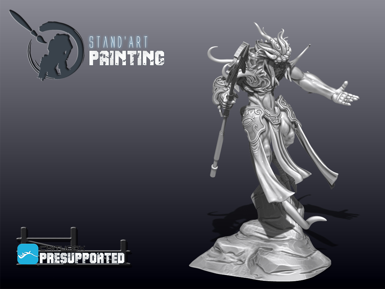 STL file Demonic Horror 🎲・3D printer model to download・Cults