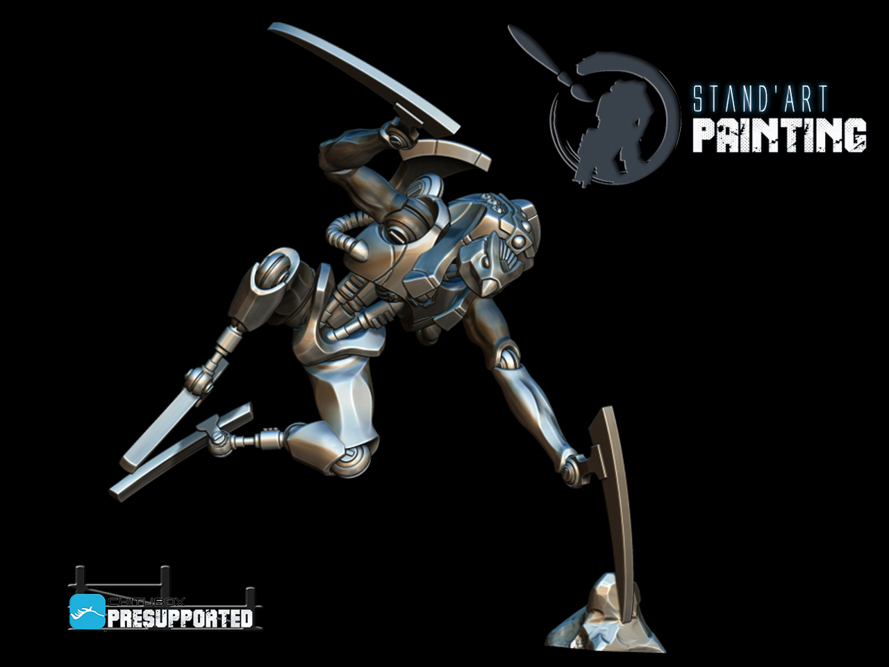 STL file Stalkers (x4) 🎲・Template to download and 3D print・Cults