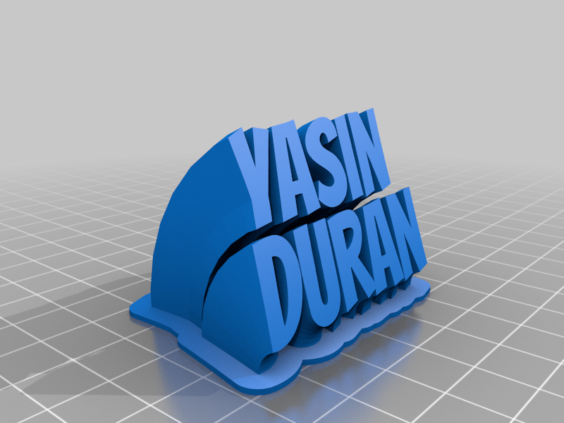 Free 3D file Yasin Duran・3D printable model to download・Cults