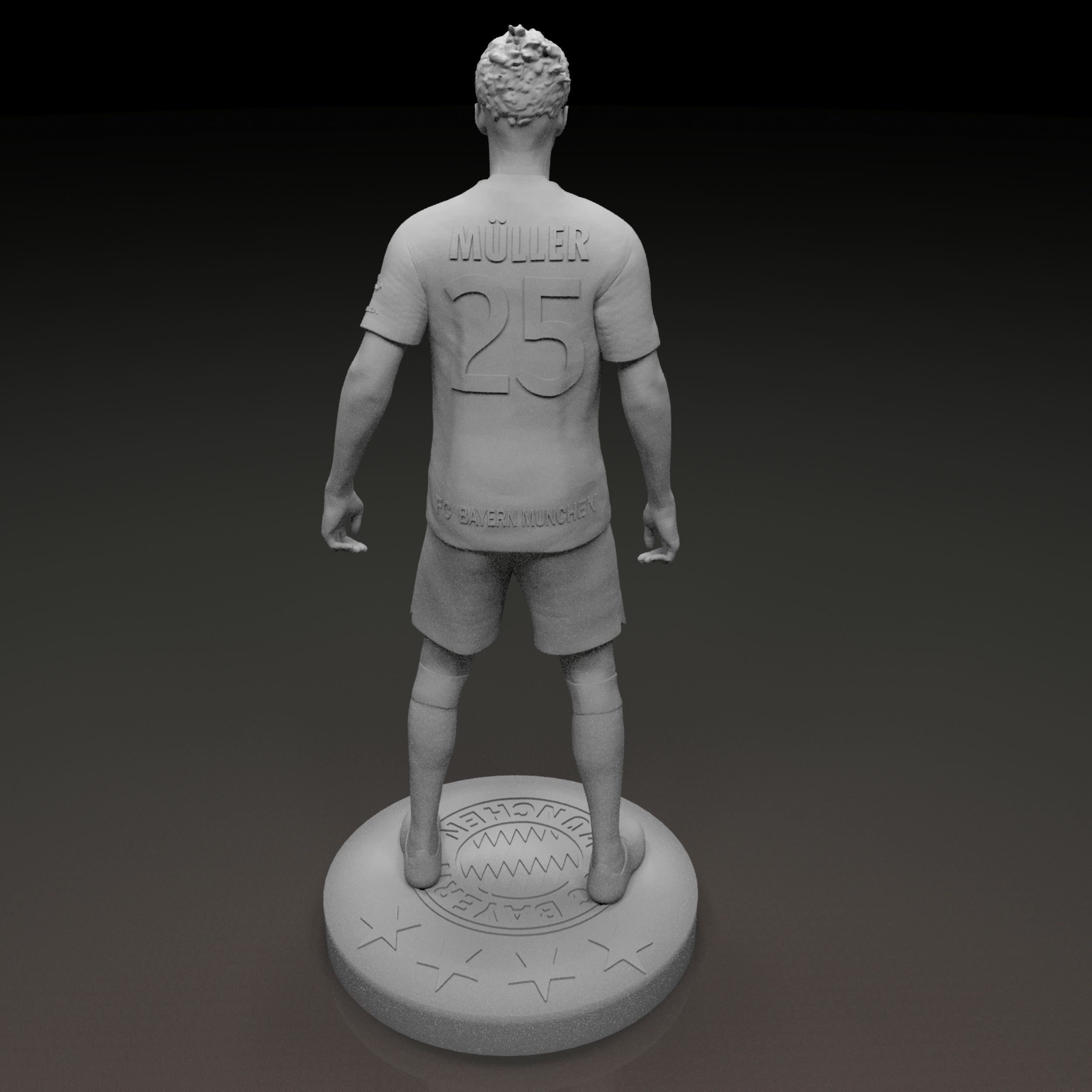 Free STL file Muller Bayern Munich football player stl file ready for ...