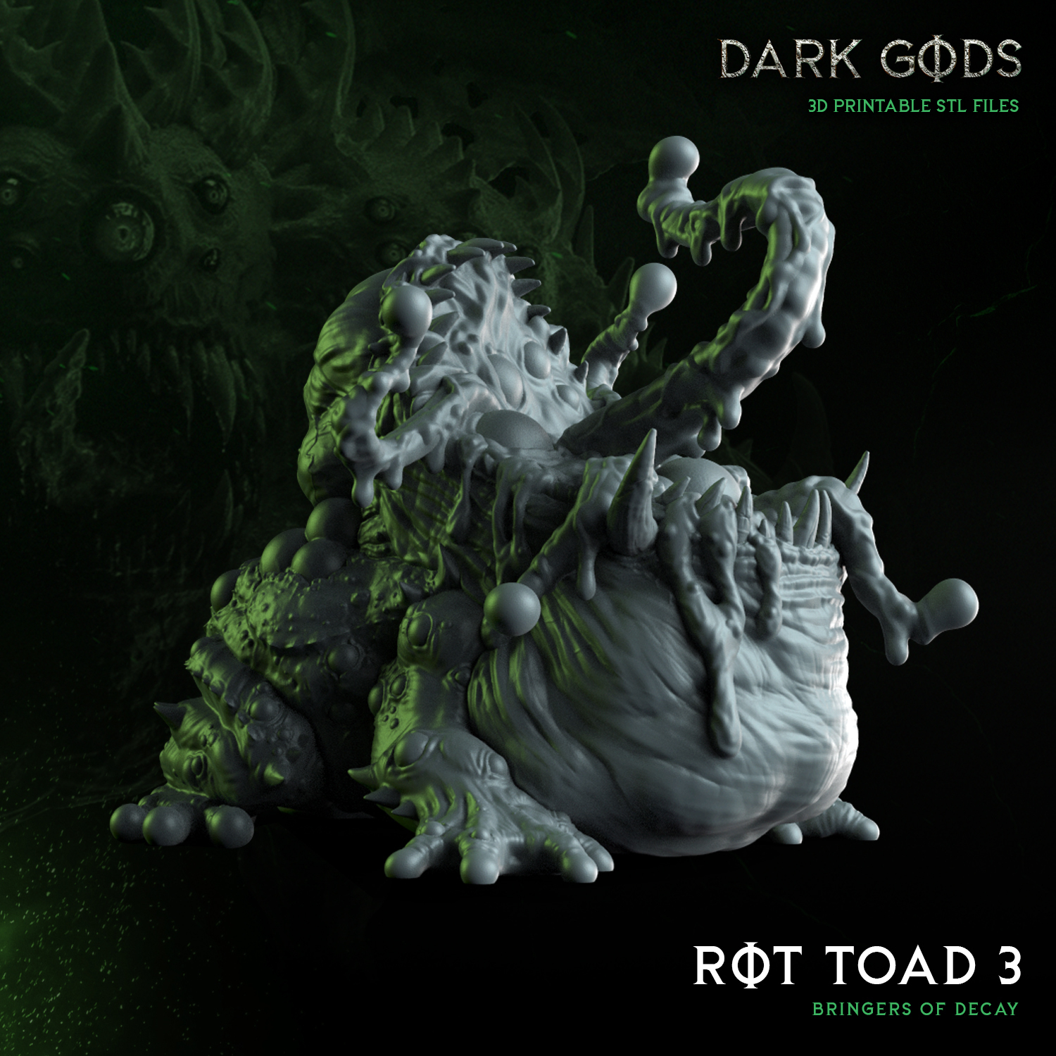 3D file The Rot Toads - Dark Gods 😇・3D printing model to download・Cults