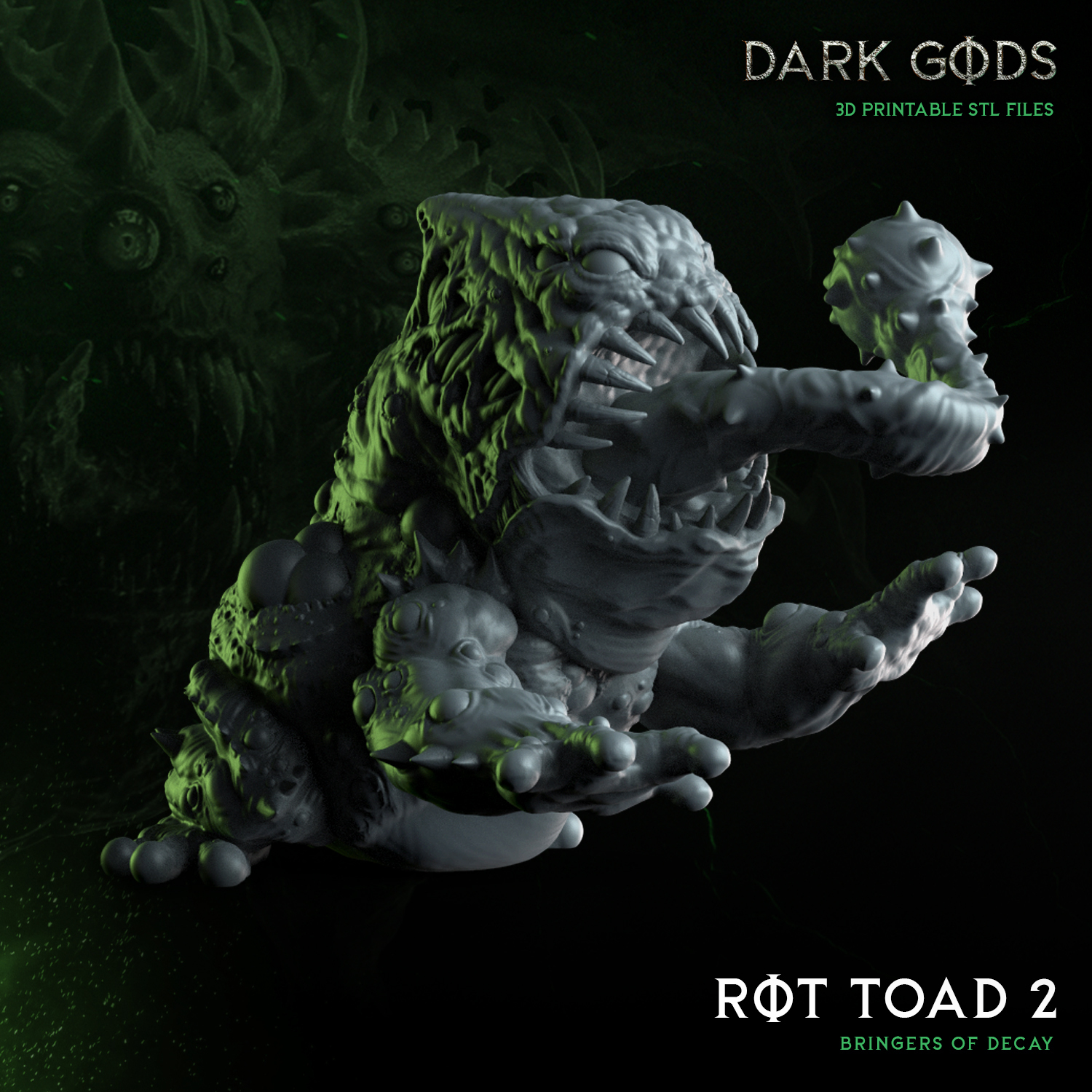 3D file The Rot Toads - Dark Gods 😇・3D printing model to download・Cults