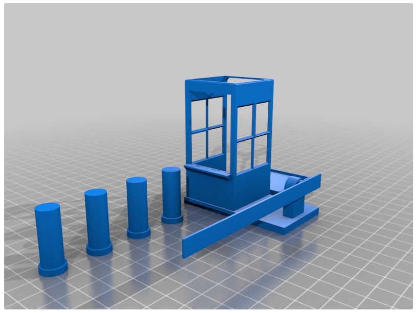 Free STL file Greebles Road block 👽・Template to download and 3D print・Cults