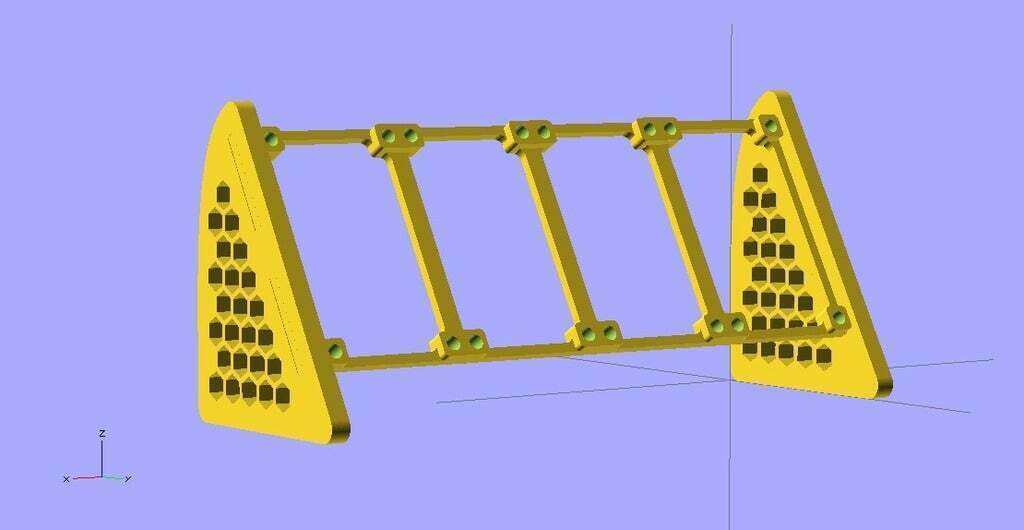 Free STL file Parametric MAX7219 + led matrix support・3D printer model ...