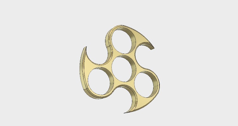 Archivo 3D gratis Fang Fidget Spinner・Modelo para descargar y imprimir ...