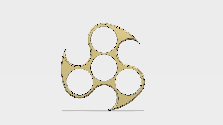 Archivo 3D gratis Fang Fidget Spinner・Modelo para descargar y imprimir ...