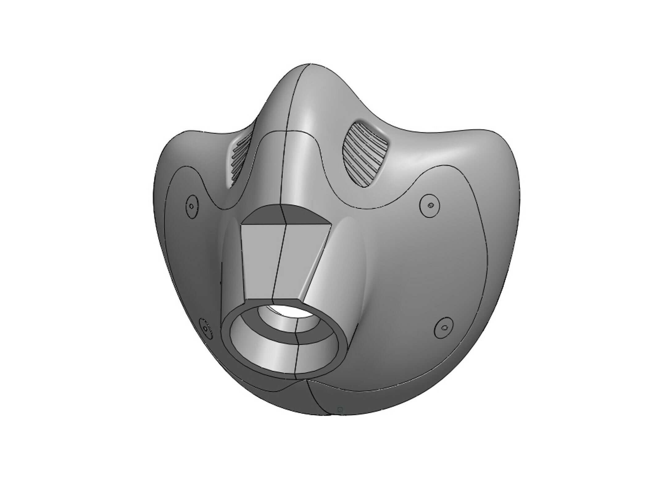 STL file Pilot Mask Assembly / MBU-12 Mask・3D printer model to download ...