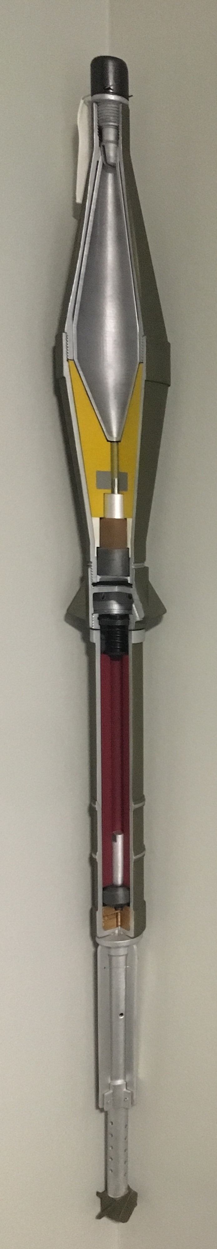 STL file RPG-7 Rocket Assembly - Cutaway・3D printer design to download ...