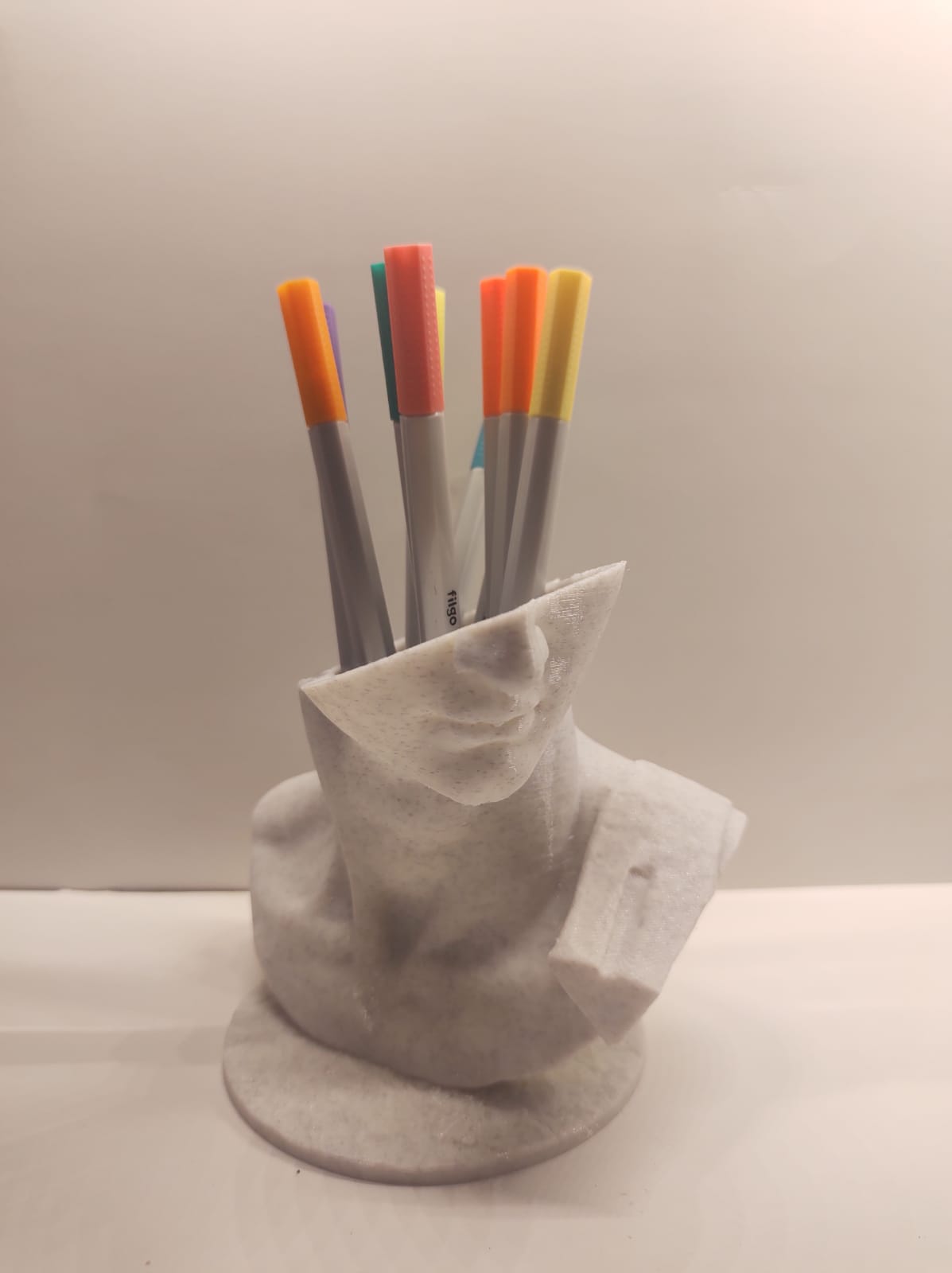 STL file David pen holder・3D printing model to download・Cults