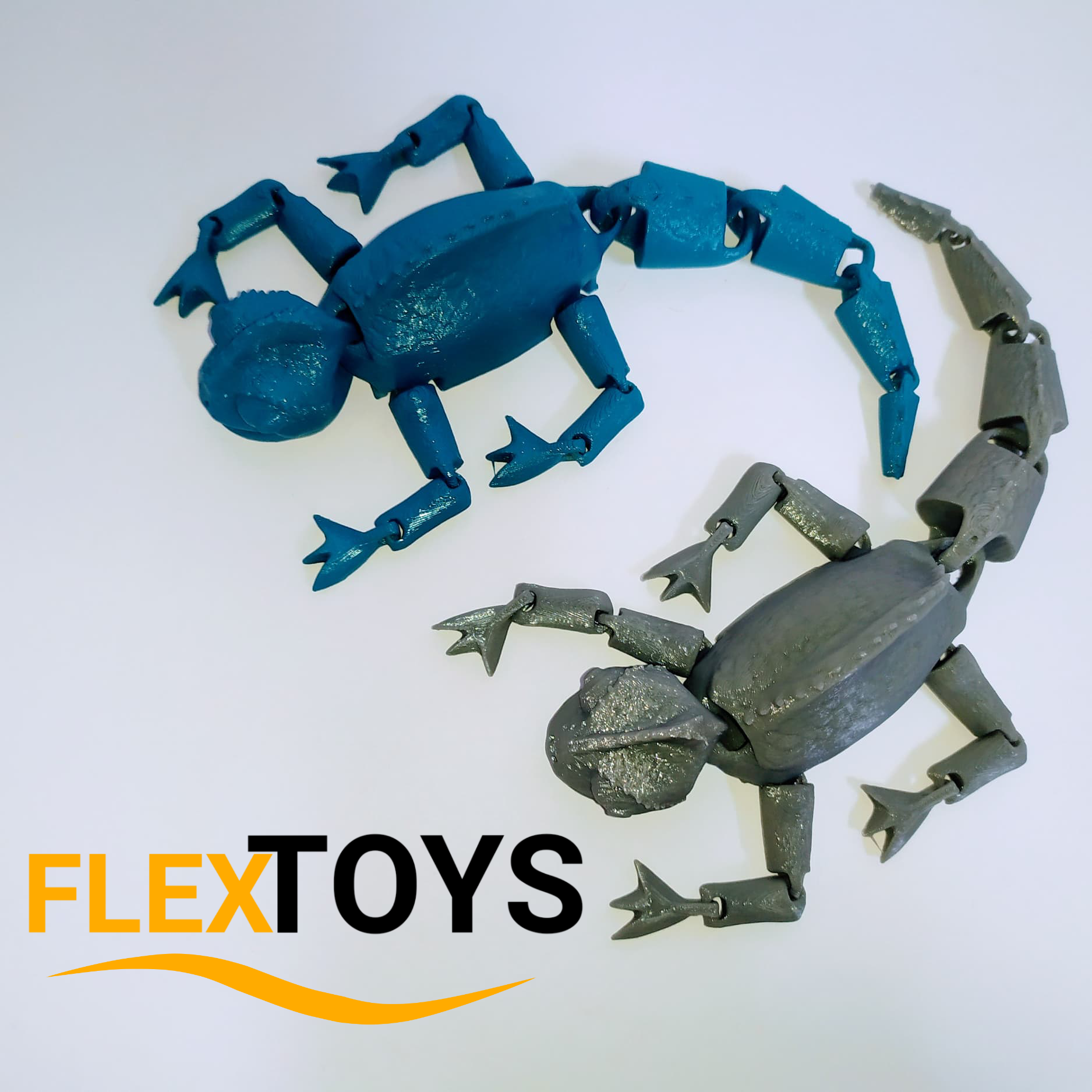 STL file Cute Flexi Chameleon・3D printer design to download・Cults