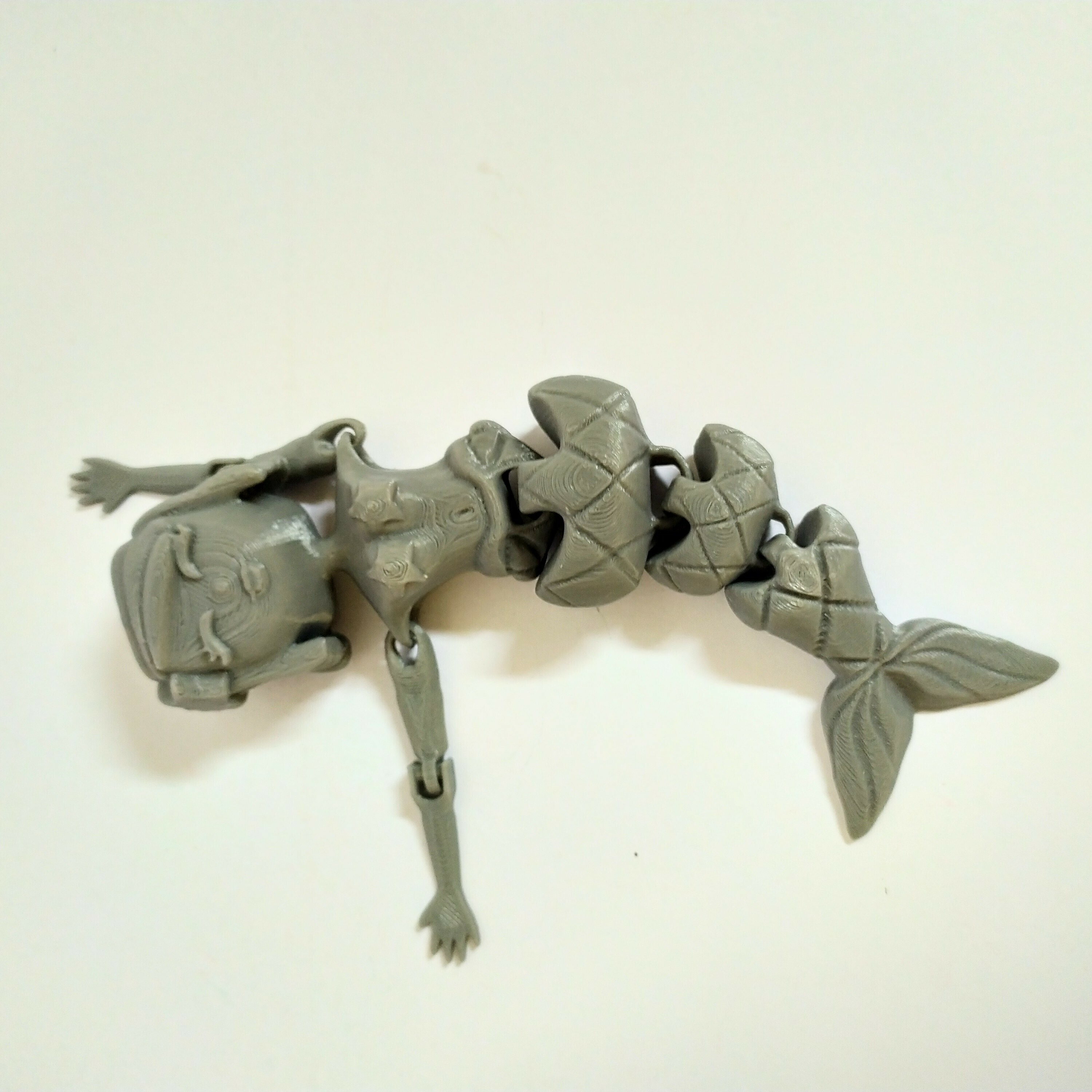 STL file Cute Mermaid Flexi・Model to download and 3D print・Cults