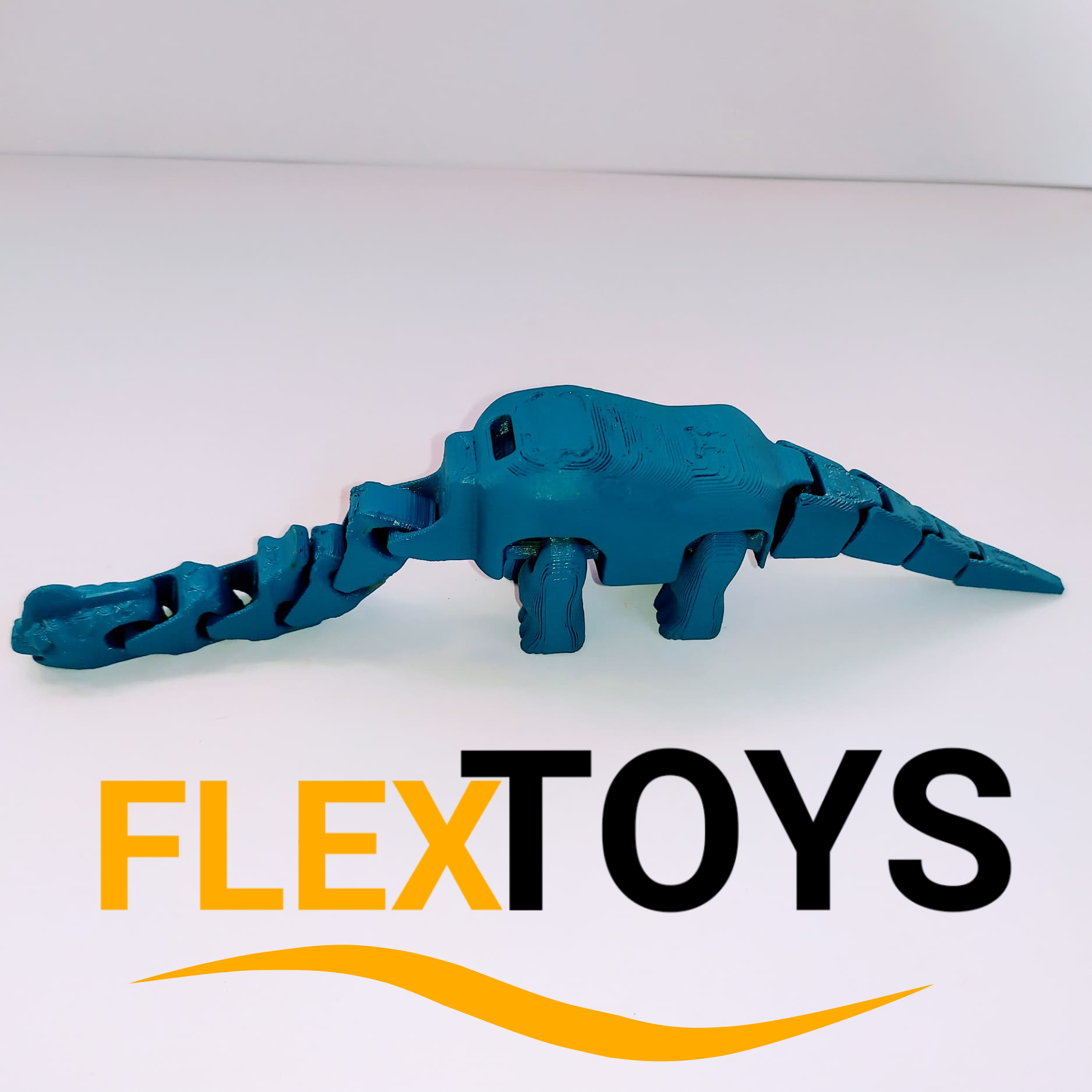 STL file Cute Dinosaur Brontosaurus Flexi Dinosaur・3D printable model ...