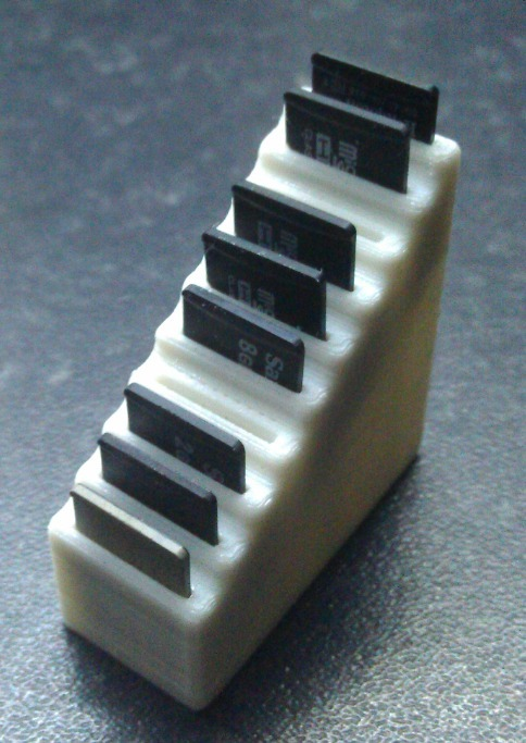 Free 3D file Micro-SD Card Display Stand 🖥️・3D printer design to ...