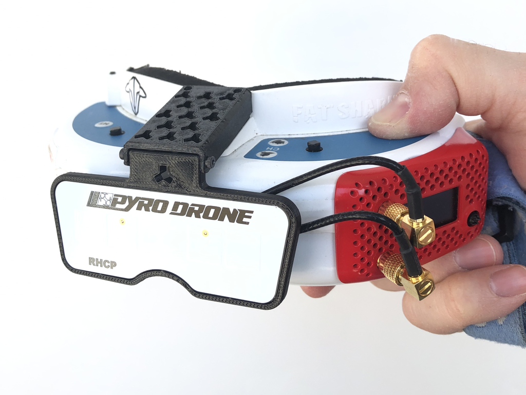 Free 3D file PYRODRONE PYROPATCH 5.8G DUAL PATCH ANTENNA FOR FATSHARK 📶 ...