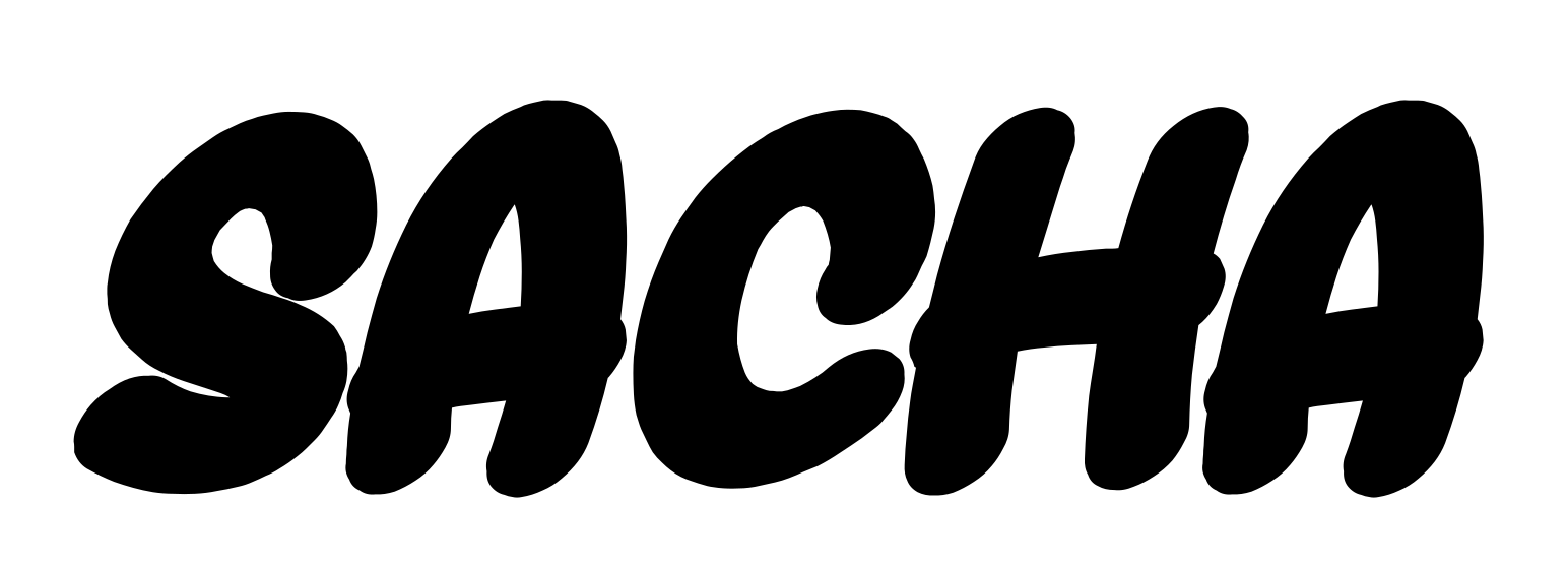 STL file Lampe led prenom sacha 🎨・3D printing idea to download・Cults