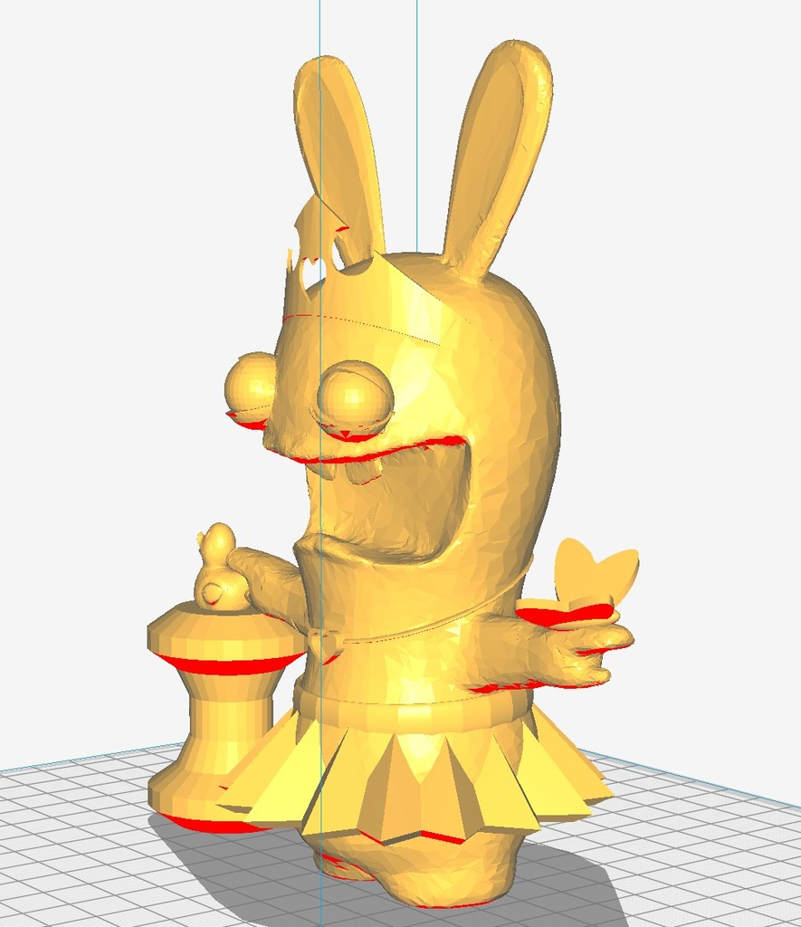 Free 3D file Raving Rabbid Princess :)・3D printing idea to download・Cults