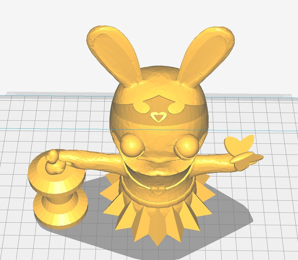 Free 3D file Raving Rabbid Princess :)・3D printing idea to download・Cults