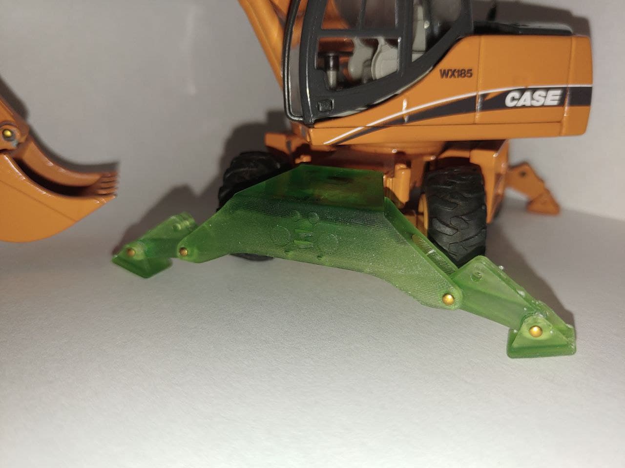 STL file Chassis four stabilizers Excavator Case wx185 🐱・3D print ...