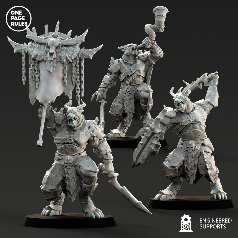 Fichier STL gratuit Beastmen Elite・Objet imprimable en 3D à télécharger ...