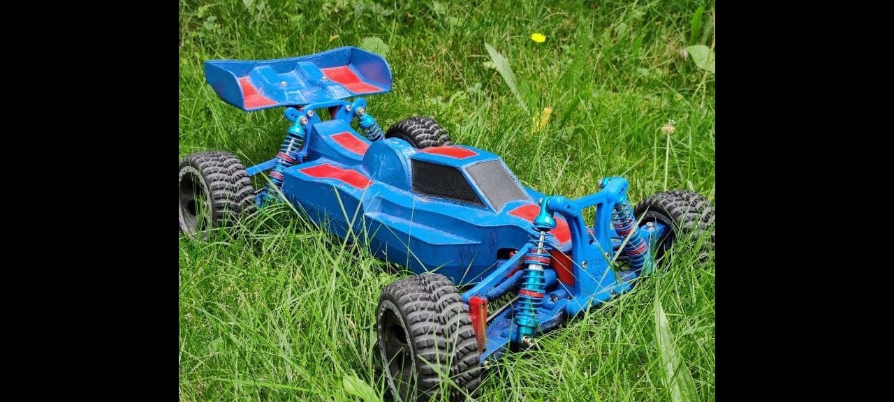 3D printable Mk Ultra - 3D printable 1/10 4wd buggy • made with ...
