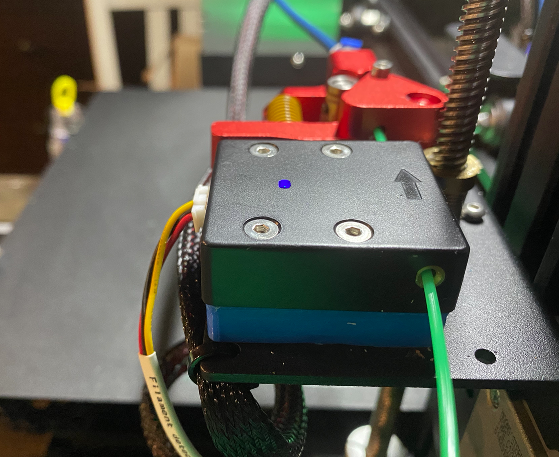 Free STL file Filament detector spacer for double Extruder in Ender 3 ...