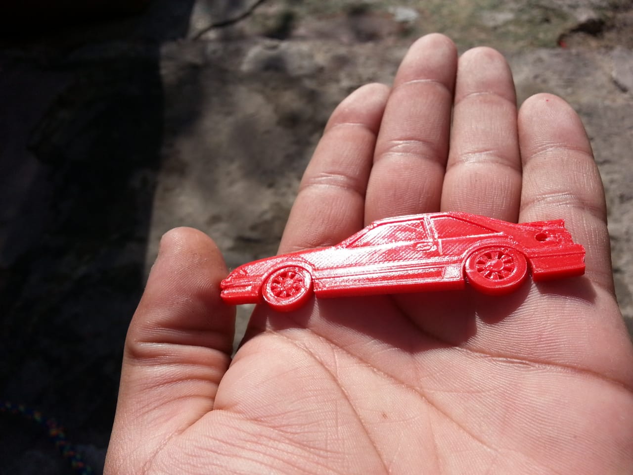 STL file Ford mustang 87 keychain, key ring, key ring.・3D printer ...
