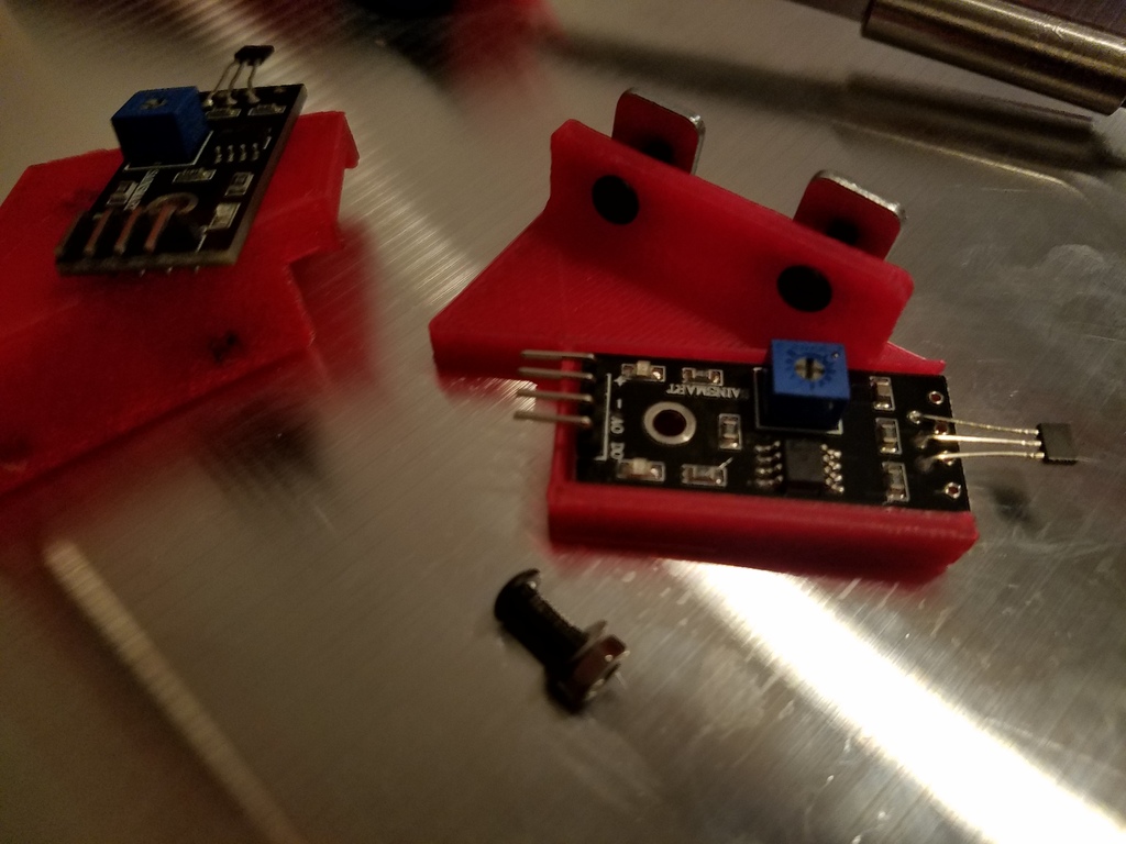 Free 3D file Hall Endstop Mounts for Delta Printer・Design to download ...
