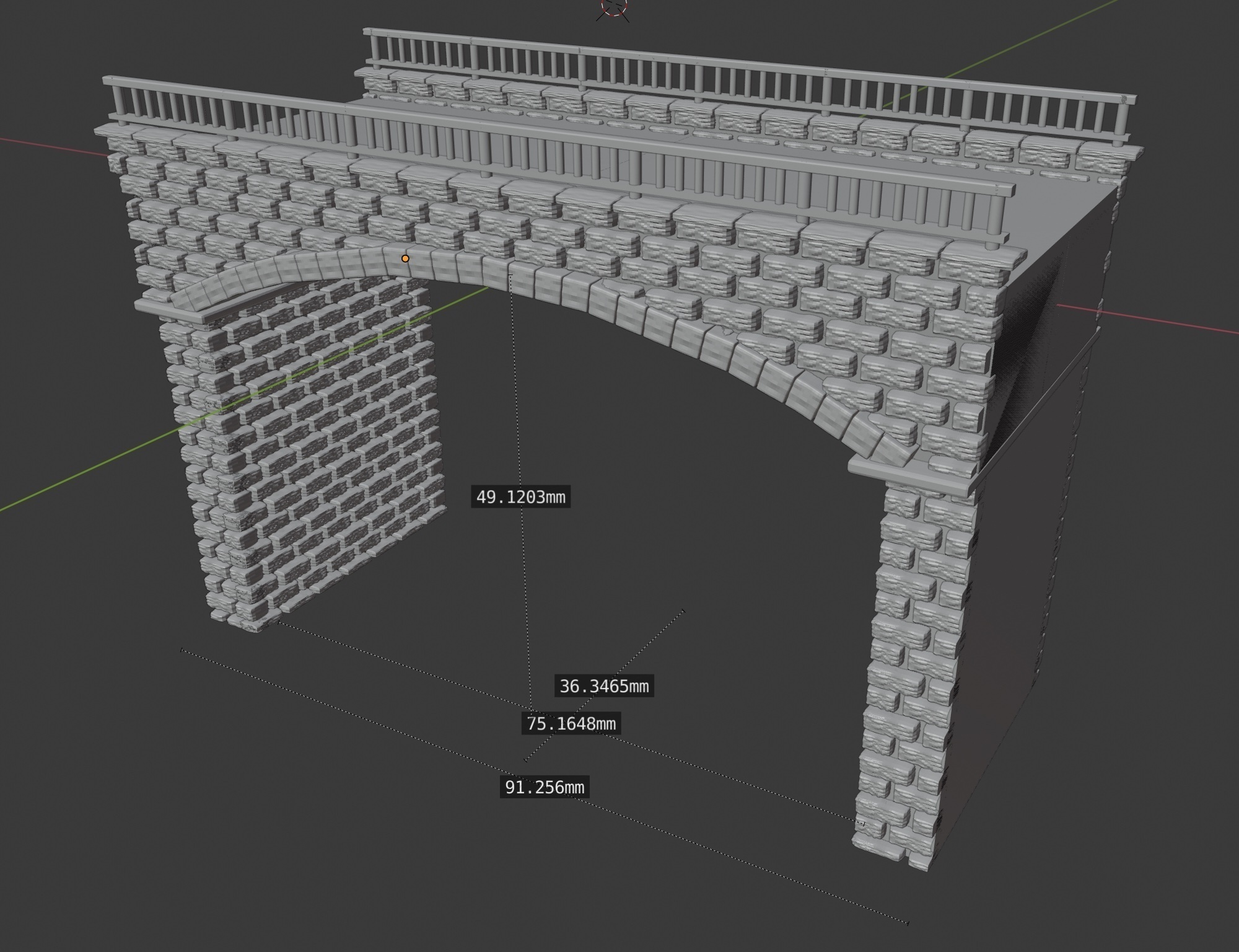 Free STL file 1-LANE ROAD BRIDGE SCALE N・3D printer model to download・Cults