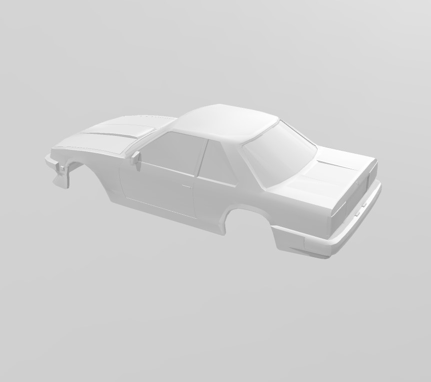 OBJ file Nissan Skyline R31 2000 GTSR 1:24 & 1:25 Scale・Model to ...