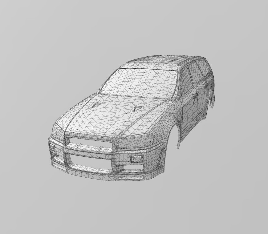 OBJ file Nissan GT-R R34 Wagon 1:24 & 1:25 Scale 🎨・3D printing template ...