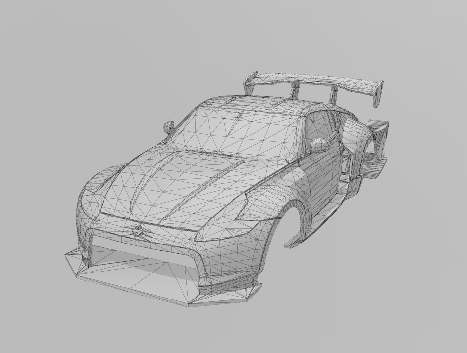 OBJ file Nissan 370Z Super GT 500 1:24 & 1:25 Scale 🚗・3D print design ...