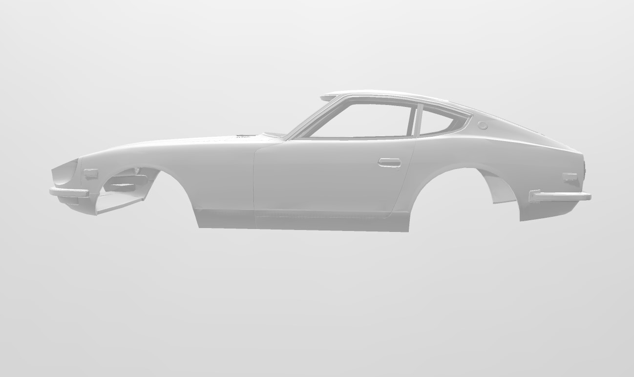 OBJ file Datsun 240 Z 1:24 & 1:25 Scale・3D print model to download・Cults