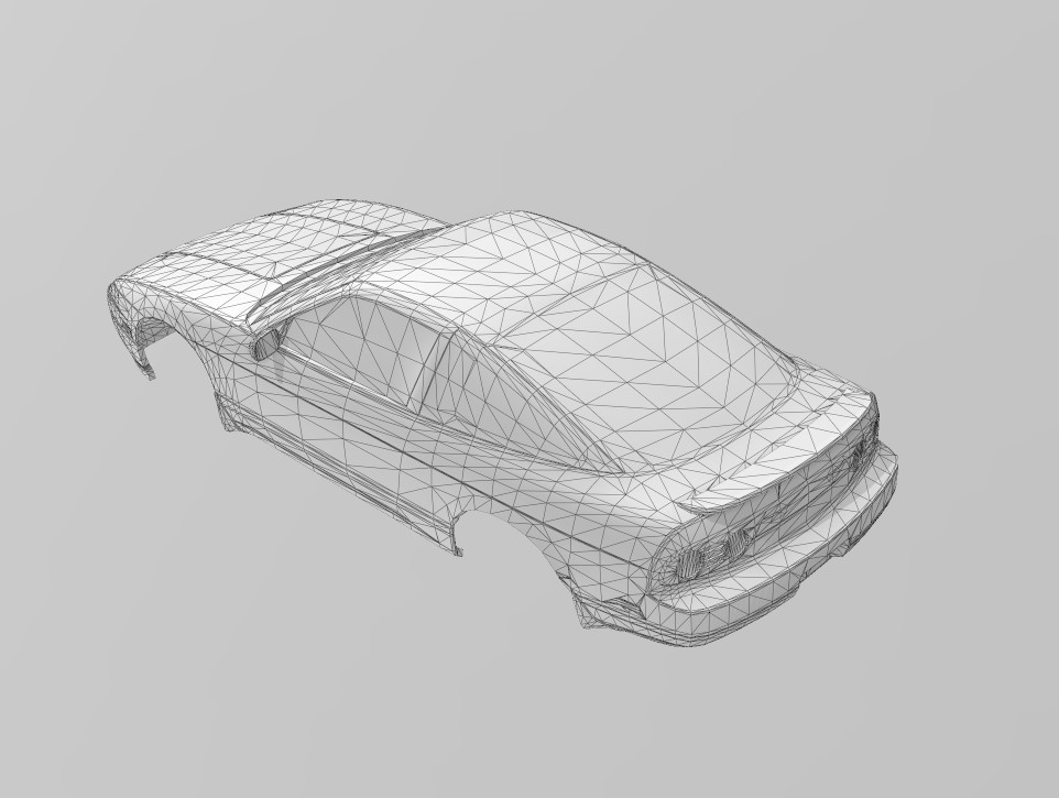 OBJ file Nissan S13 180SX 1:24 & 1:25 Scale 🎨・3D printing template to ...