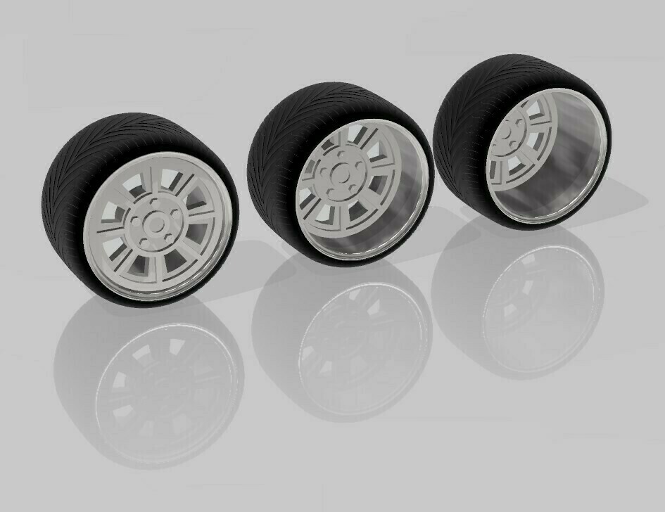 OBJ file Classic Sport Wheels 1:24 & 1:25 Scale 🎨・Model to download and ...