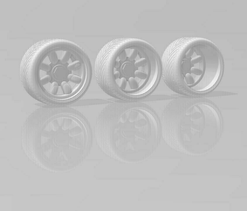 OBJ file Minilite Wheels 1:24 & 1:25 Scale 🎨・3D printer design to ...