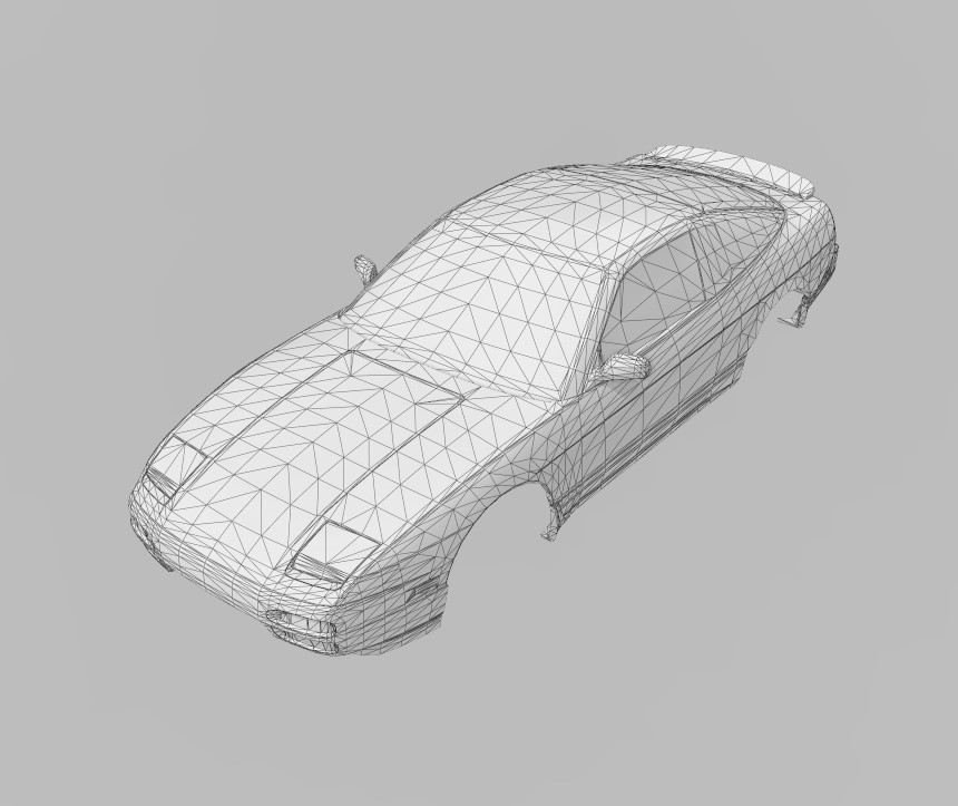 OBJ file Nissan S13 180SX 1:24 & 1:25 Scale 🎨・3D printing template to ...