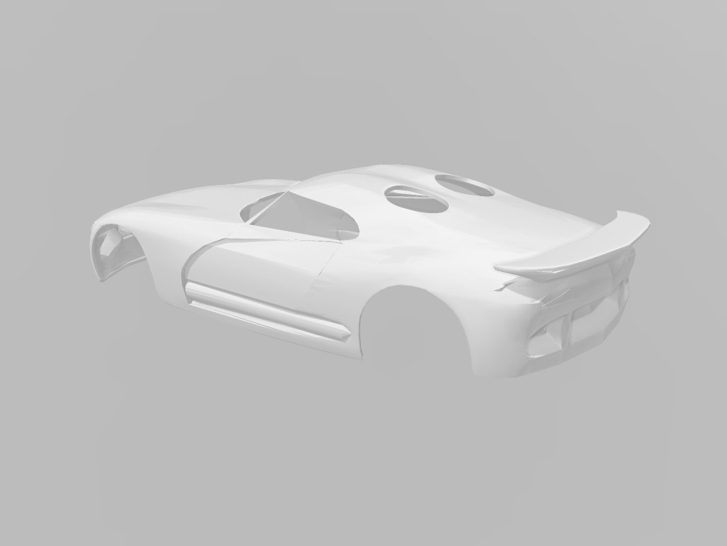OBJ file DODGE VIPER DEFENDER (Movie Car) 1:24 & 1:25 SCALE・3D print ...