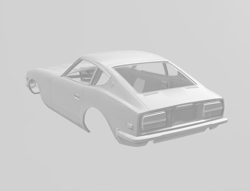 OBJ file Datsun 240 Z 1:24 & 1:25 Scale・3D print model to download・Cults