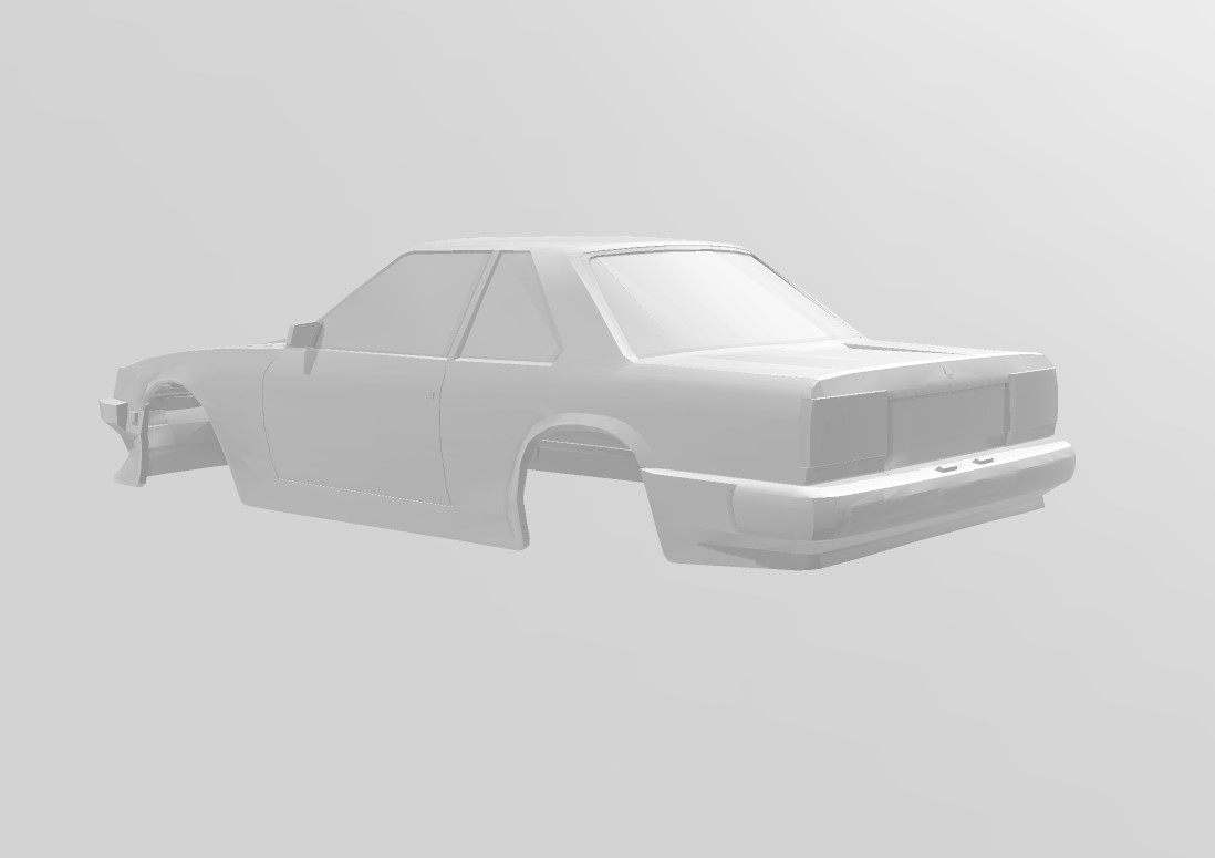 OBJ file Nissan Skyline R31 2000 GTSR 1:24 & 1:25 Scale・Model to ...