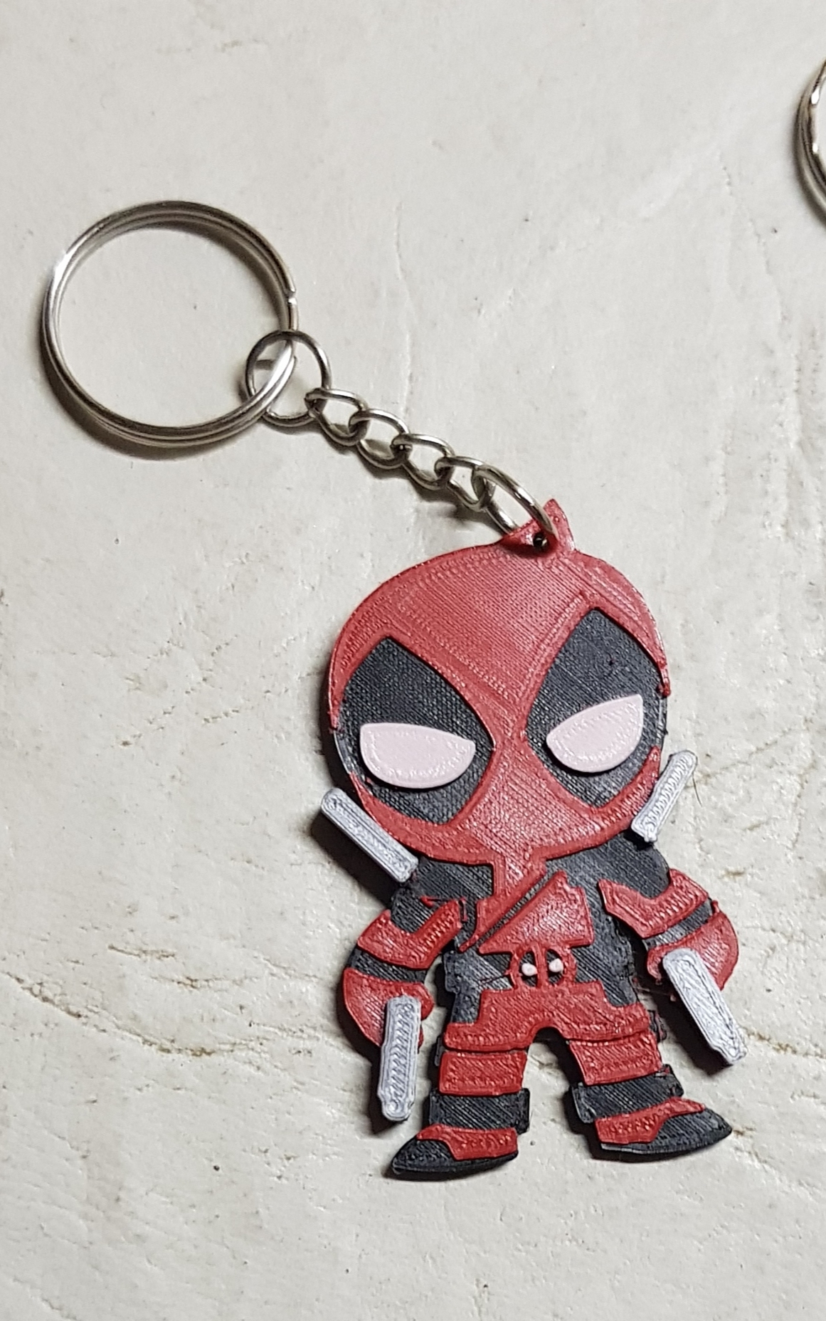 Free STL file Deadpool Keychain (Multicolor)・3D printer model to ...