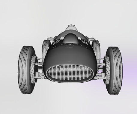 OBJ file Ferrari Dino | Ferrari 256 F1・3D printing template to download ...