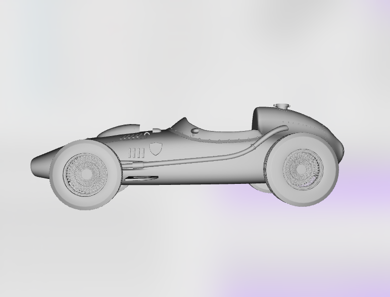 OBJ file Ferrari Dino | Ferrari 256 F1・3D printing template to download ...
