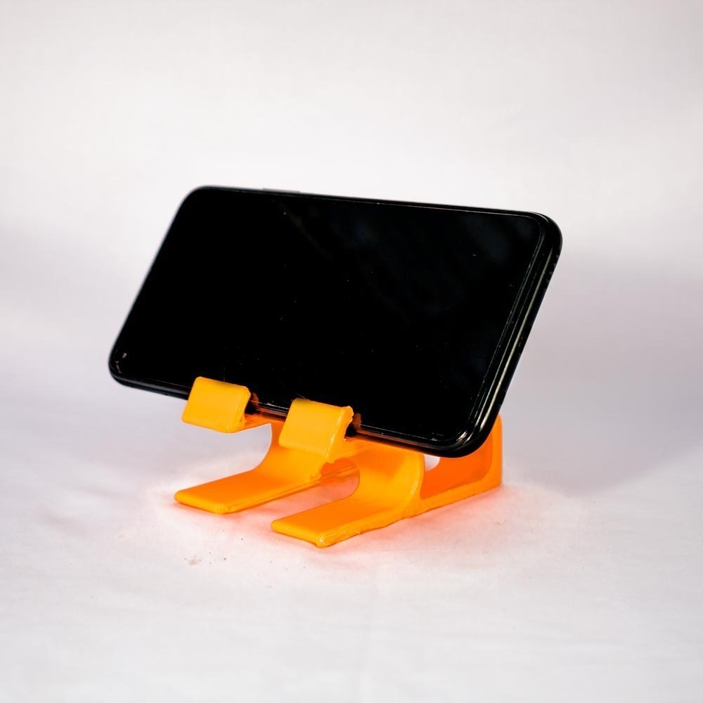Free 3D file Curve Phone Stand・3D printing model to download・Cults
