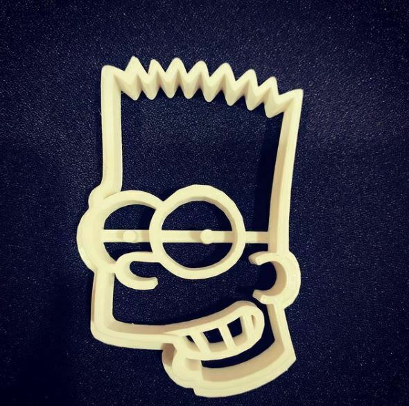 STL file Cookie cutter, The Simpsons・3D printable model to download・Cults
