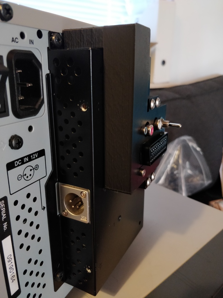 Free 3D file JVC TM-1011G SCART Breakout Bracket 🔧・3D printer design to ...